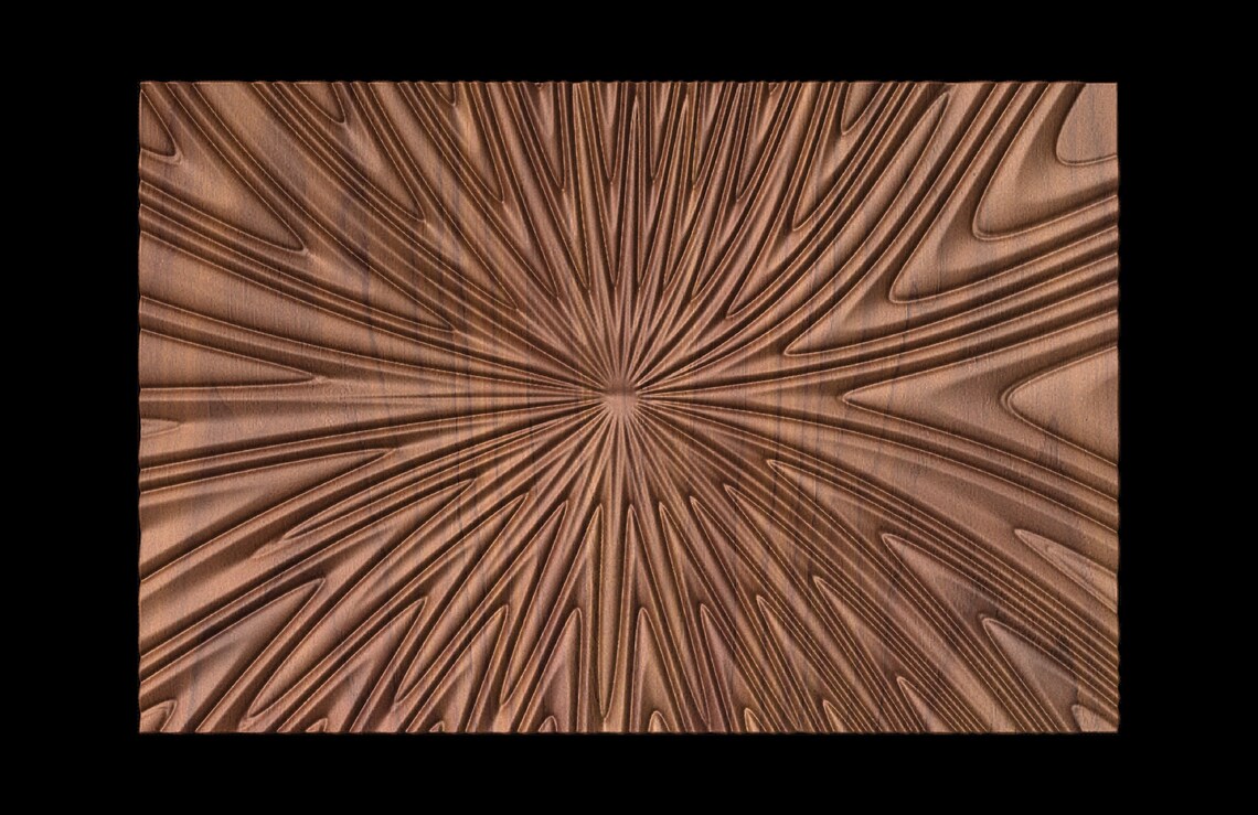 SBARTDEZ211 Wavy Pattern 3D Model for CNC Machining With - Etsy