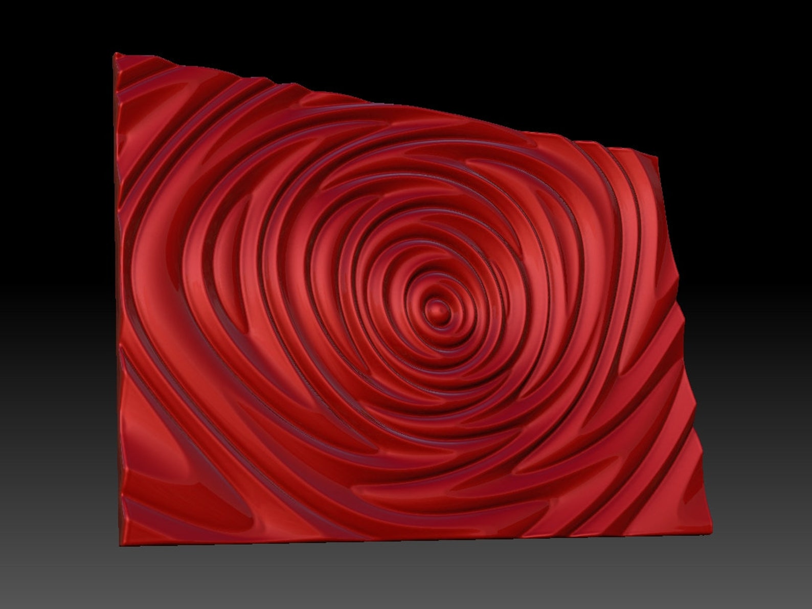 SBARTDEZ191 Wavy Pattern 3D Model for CNC Machining With | Etsy