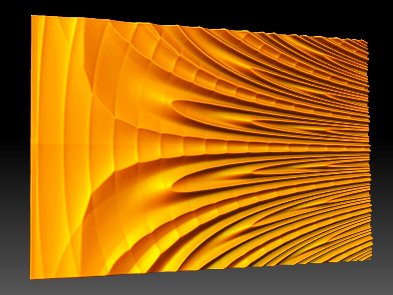 JANII44 Wavy Pattern 3D Model for CNC Machining With Software | Etsy