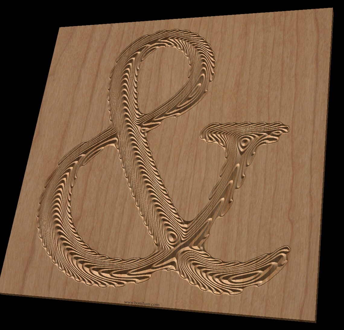 Letter& Vectorart File for V Bit Carving - Etsy Australia