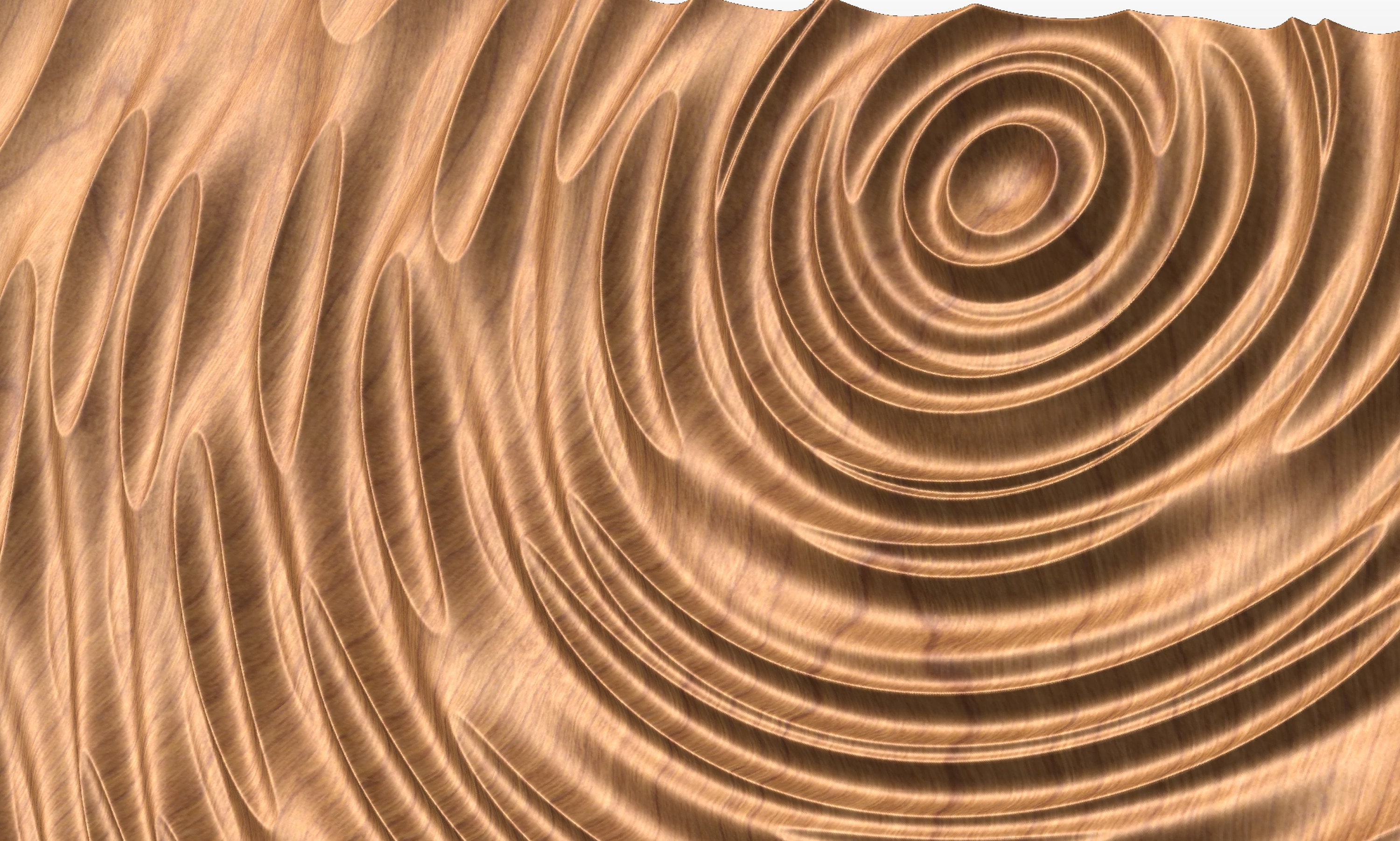 Ttwave2 Wavy Pattern 3D Model for CNC Machining With Software | Etsy