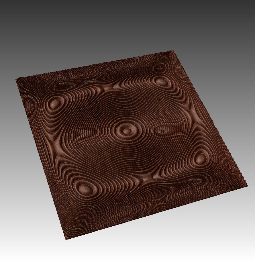 SBARTDEZ93A Sound Wave 3D Model for CNC Machining With Software Vectric ...