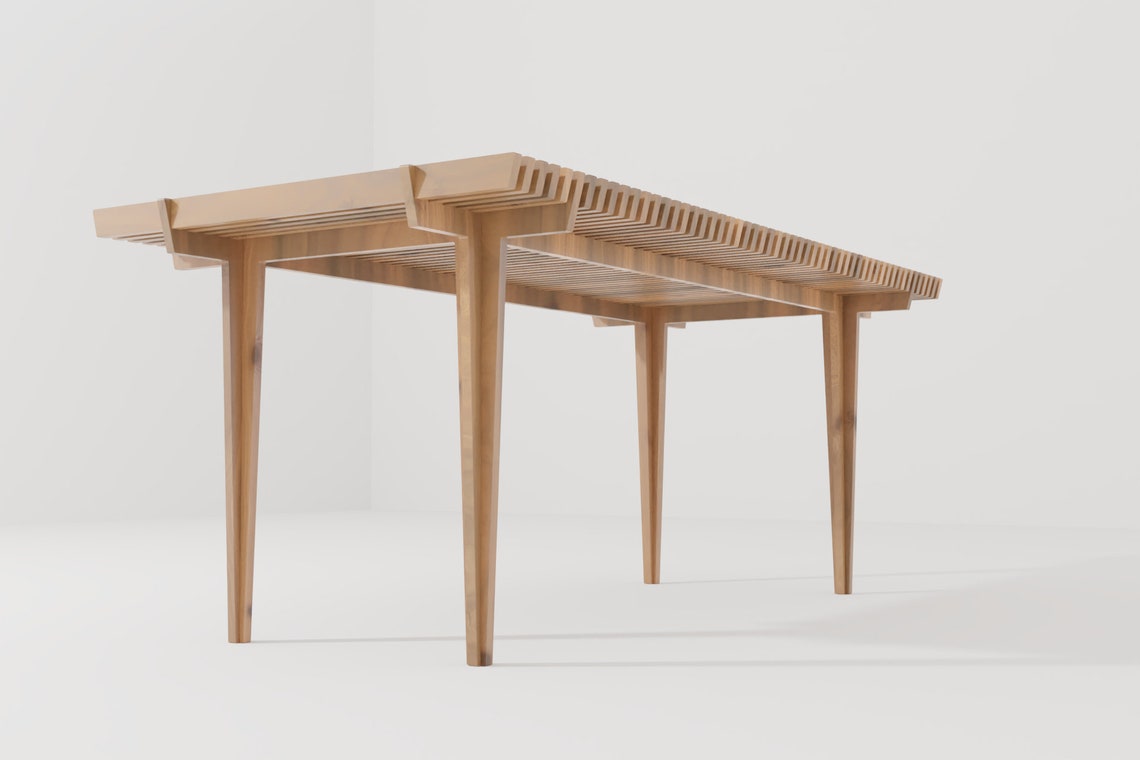 Parametric Table With Interlocking Parts Cnc File | Etsy