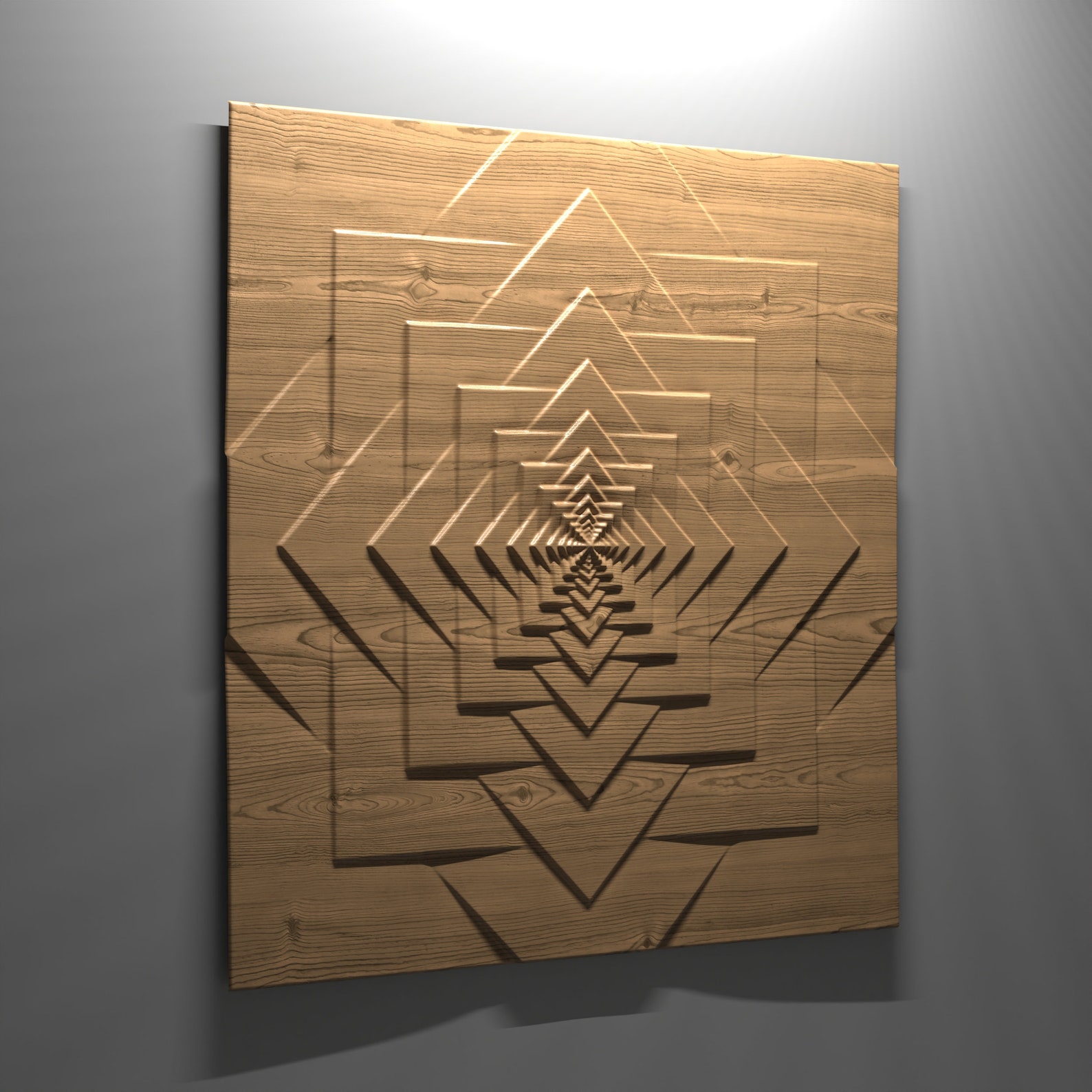 Bas-relief geometry Two 3d File for CNC - Etsy