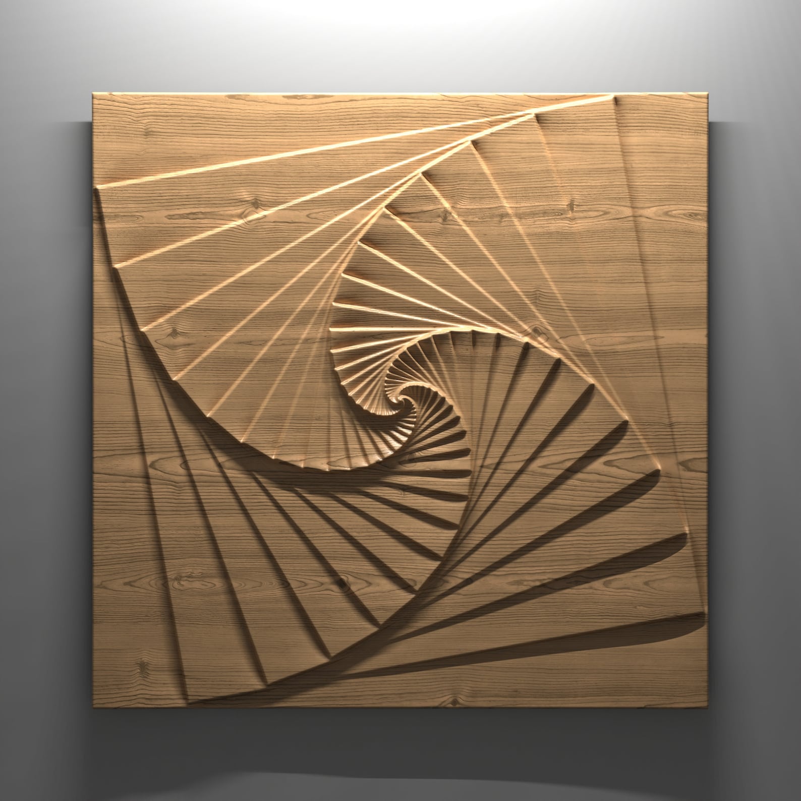 Bas-relief geometry Three 3d File for CNC - Etsy