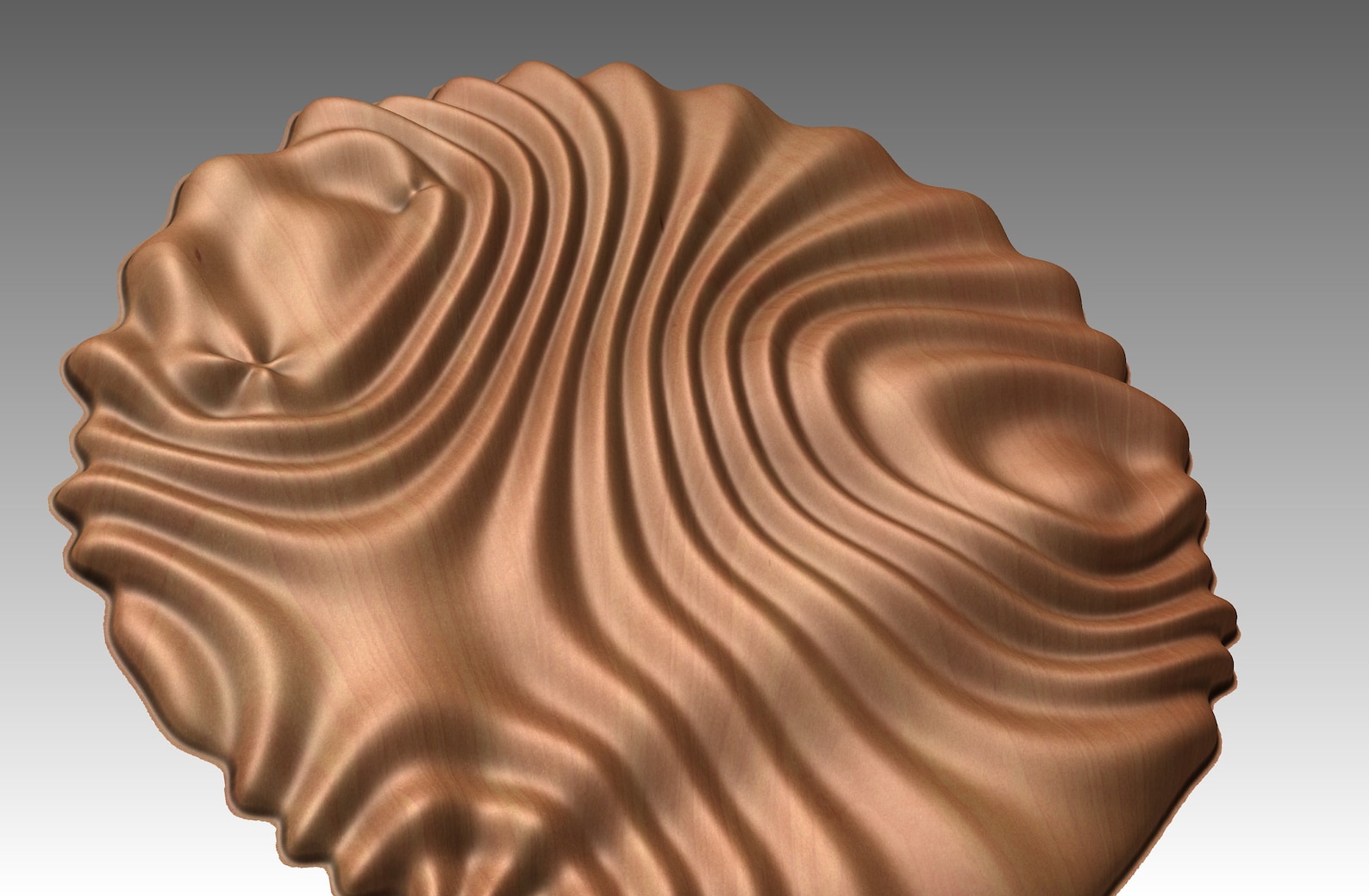 Wavy Surface Sculpture CNC 3D Model SG3436 - Etsy