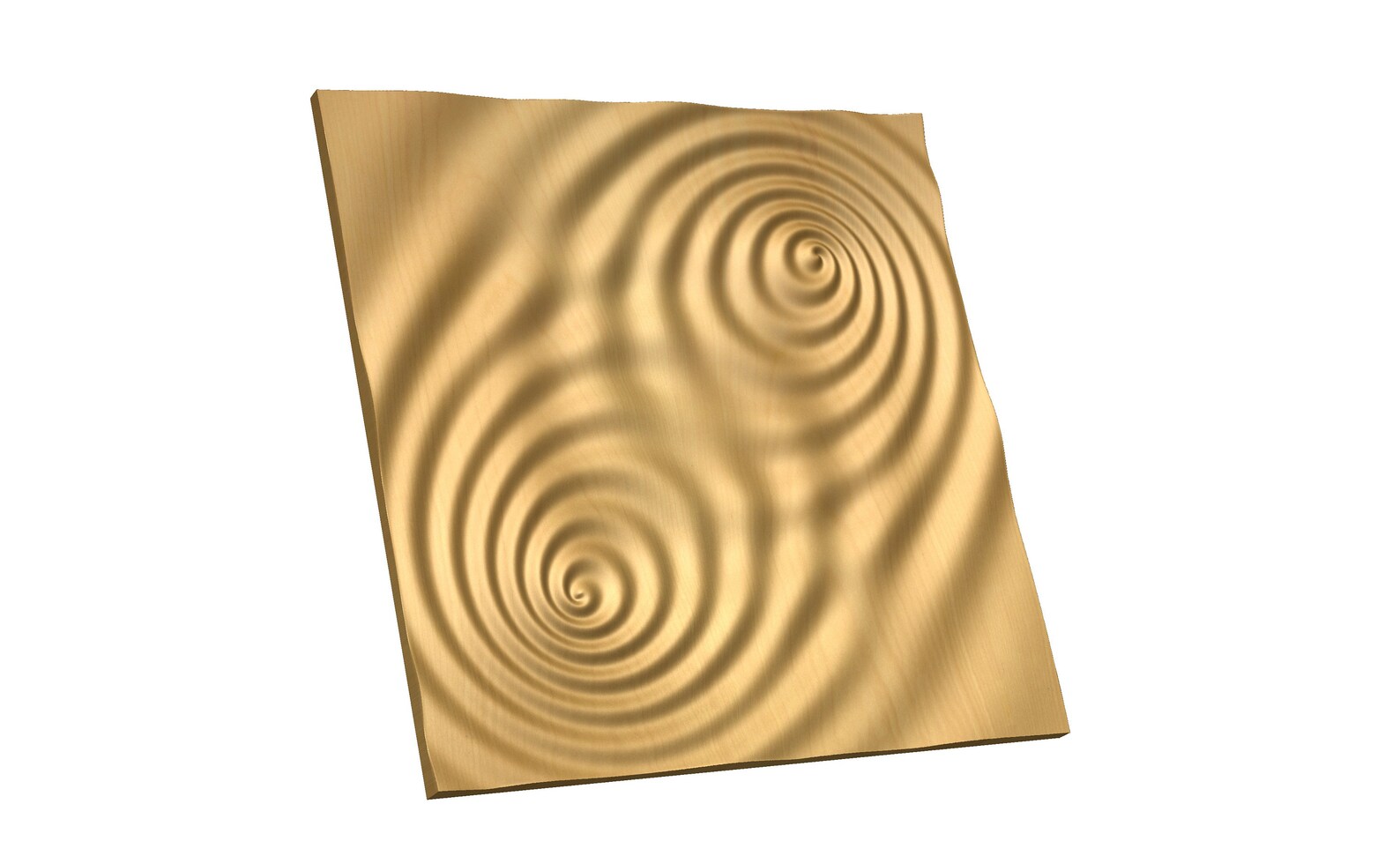 Spiral Wave 09.01.15 CNC 3D Model - Etsy