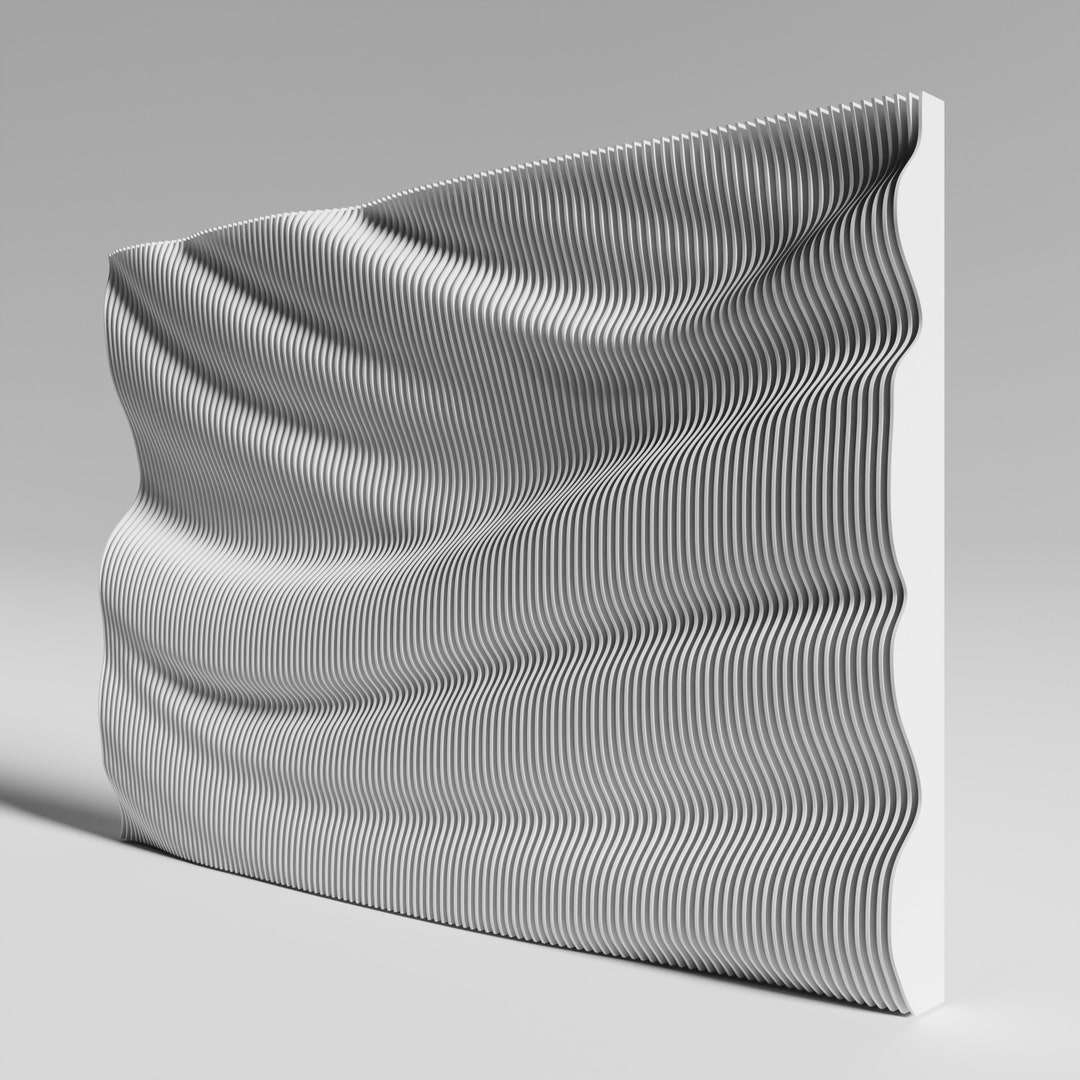 Parametric "wave Wall 1" CNC Cutting File - Etsy