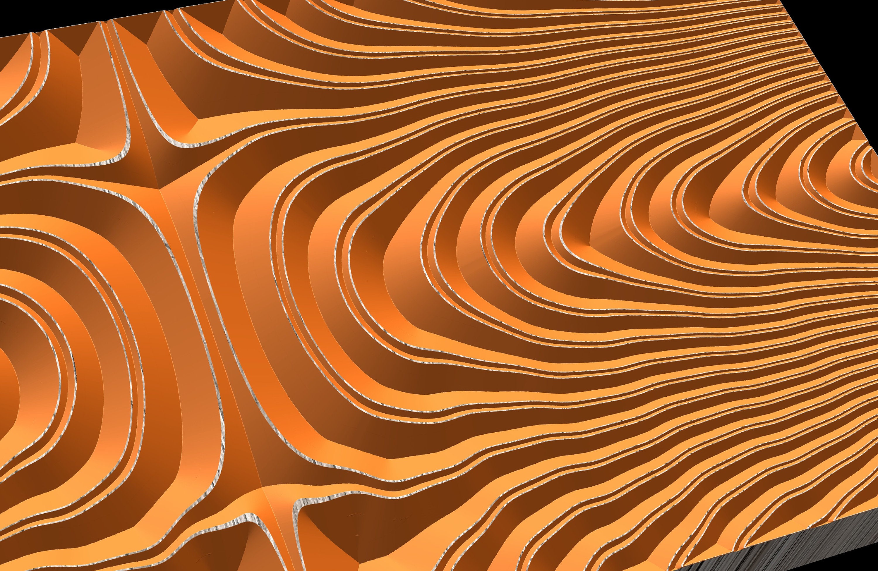 Jungle156s9 Wavy Pattern Vector File for V Bit Carving With | Etsy