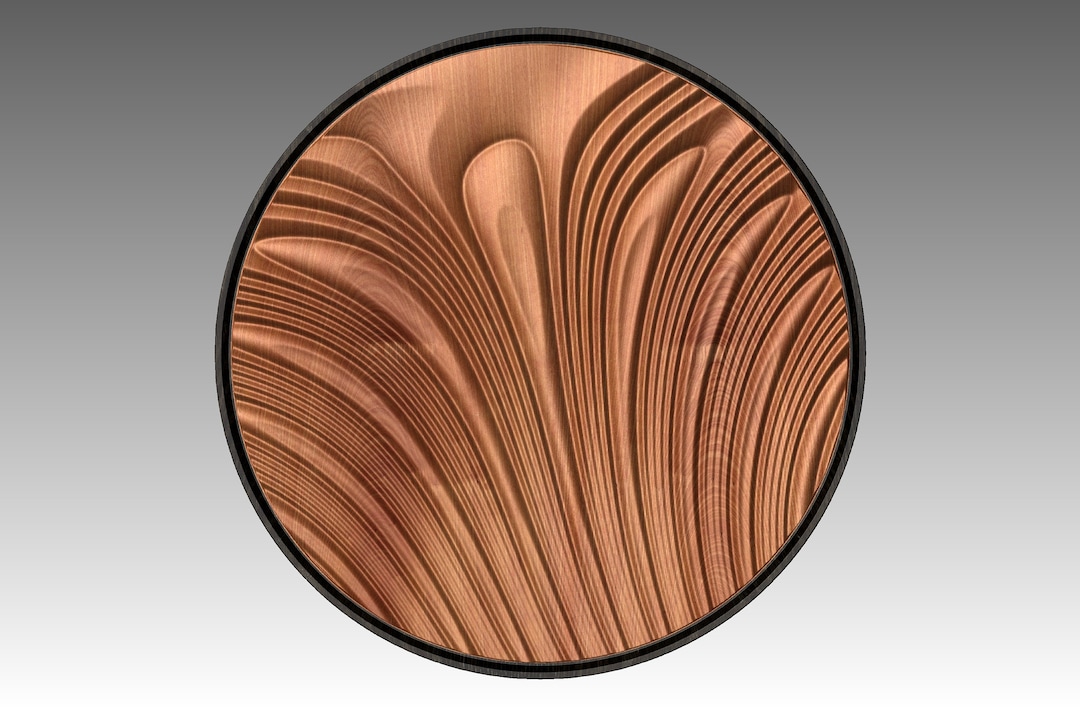 Round Wall Art Table Top 3D Relief "cj 155" - Etsy