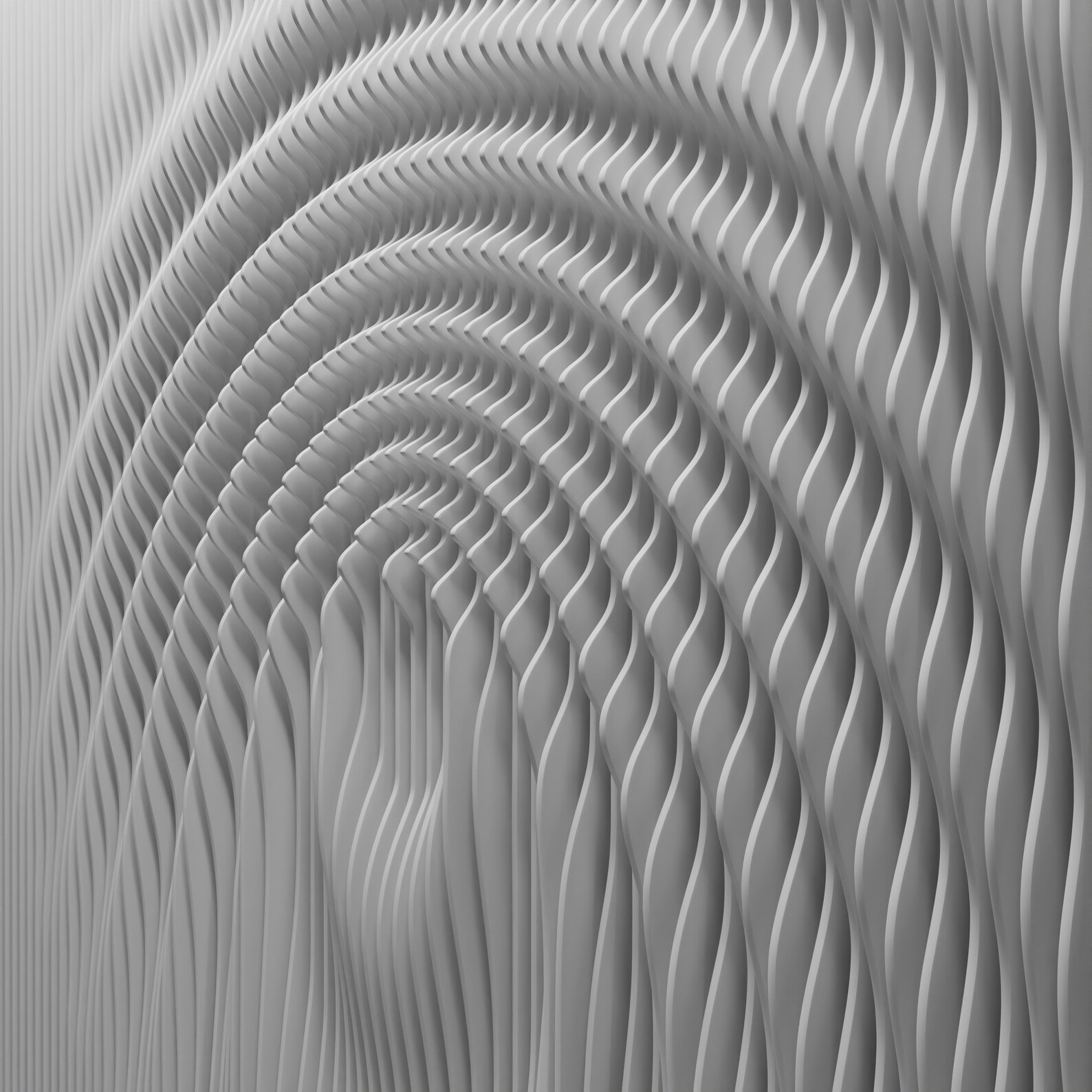 Parametric Art Wall Sculpture CNC Cutting File | Etsy