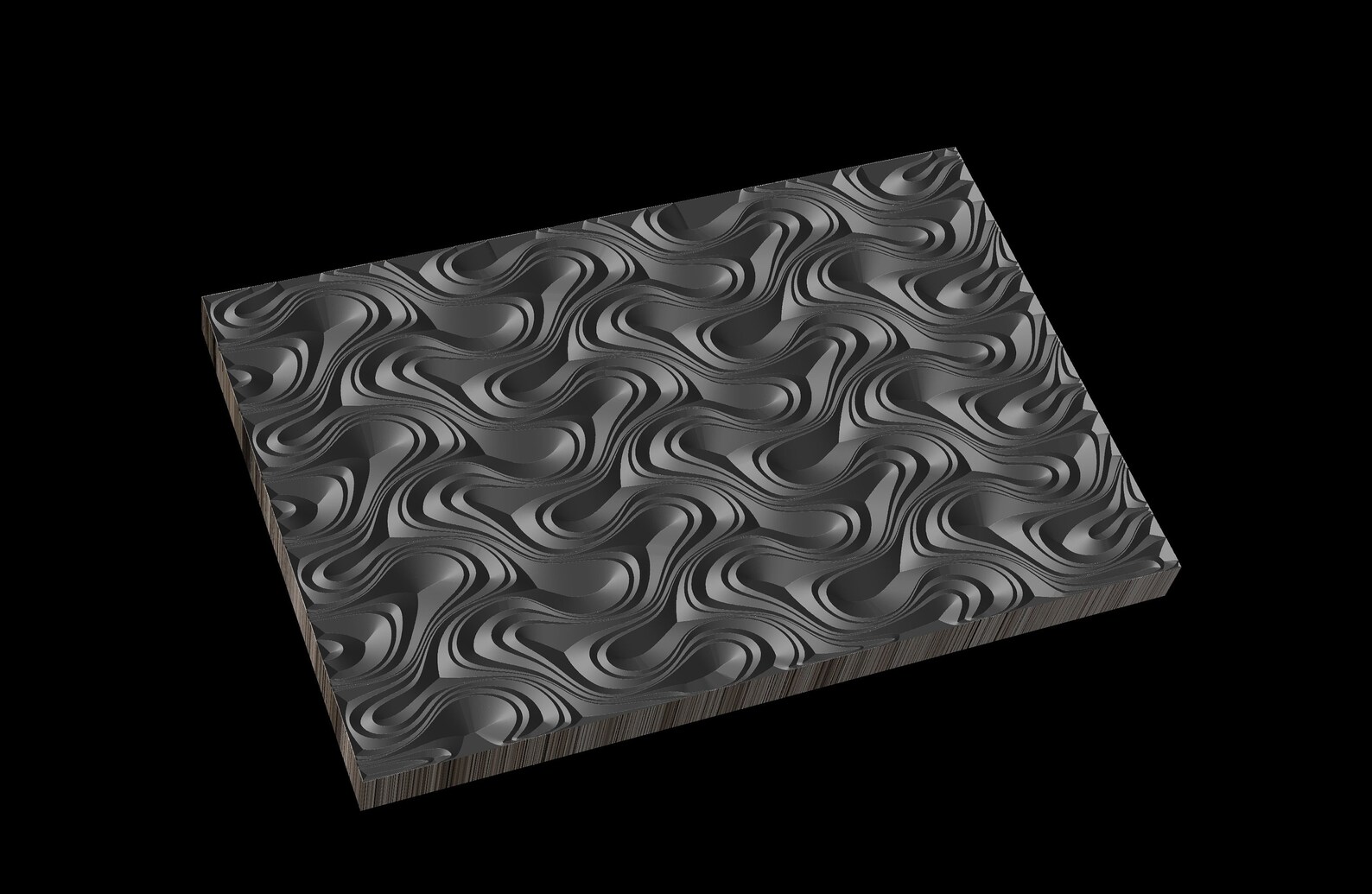 Jungle122-s6 Wavy Pattern Vector File for V Bit Carving With | Etsy