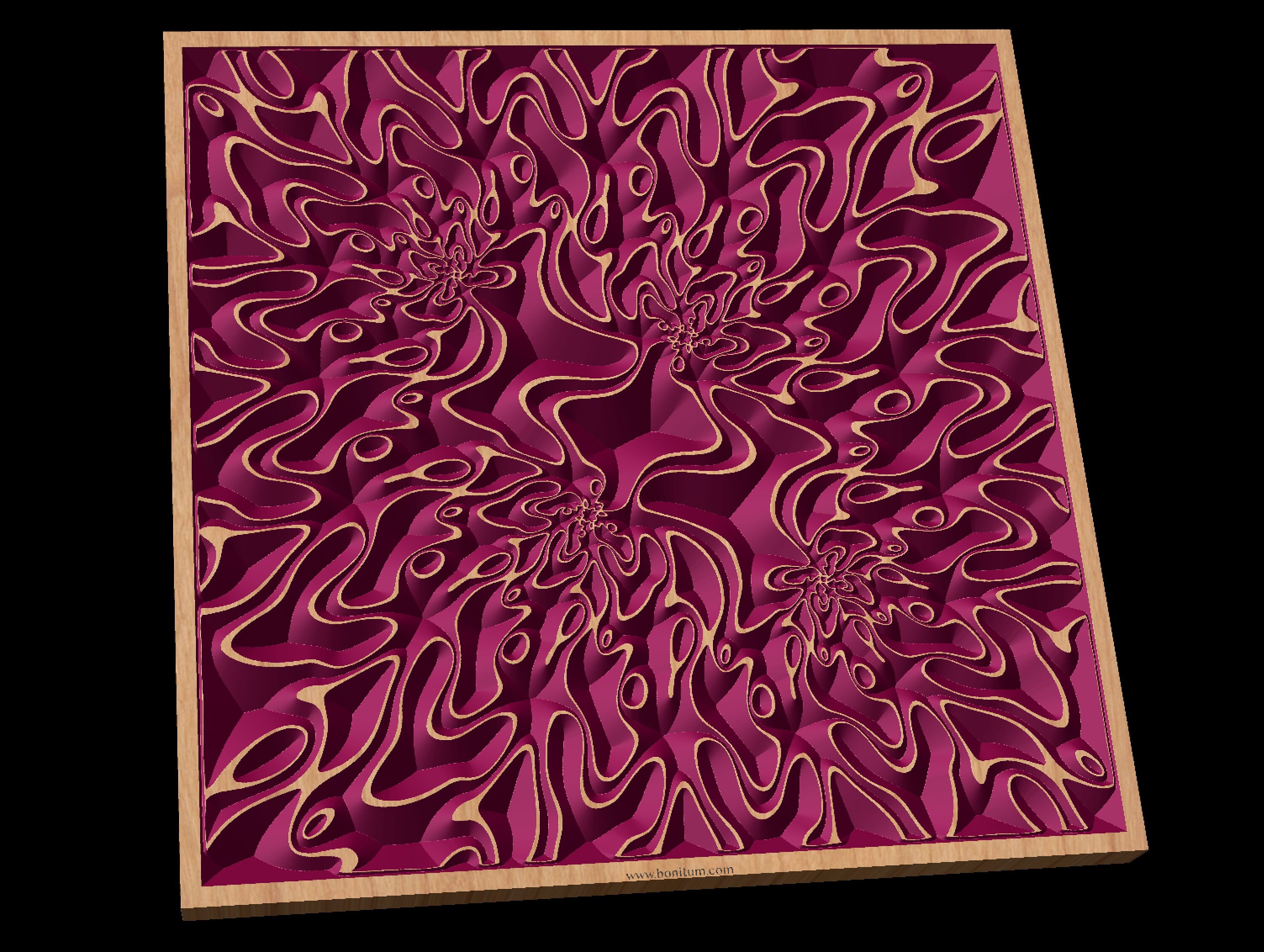 TMGW9 Wavy Pattern Vector File for V Bit Carving With | Etsy