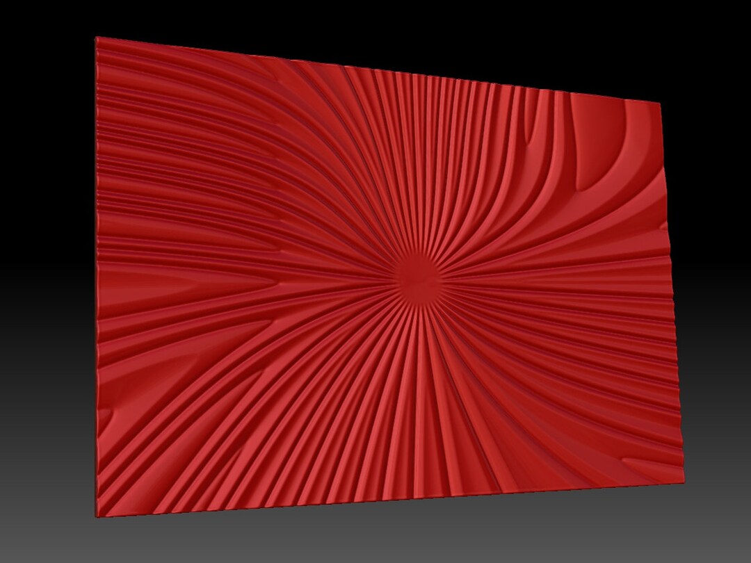 SBARTDEZ180 Wavy Pattern 3D Model for CNC Machining With Software ...