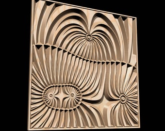 Bas-relief geometry Two 3d File for CNC - Etsy