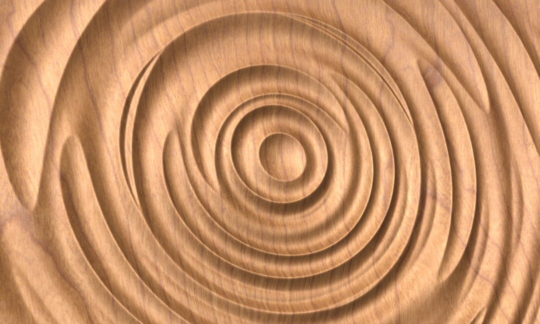 Ttwave4 Wavy Pattern 3D Model for CNC Machining With Software Vectric ...