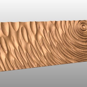 Ttwave2 Wavy Pattern 3D Model for CNC Machining With Software Vectric ...