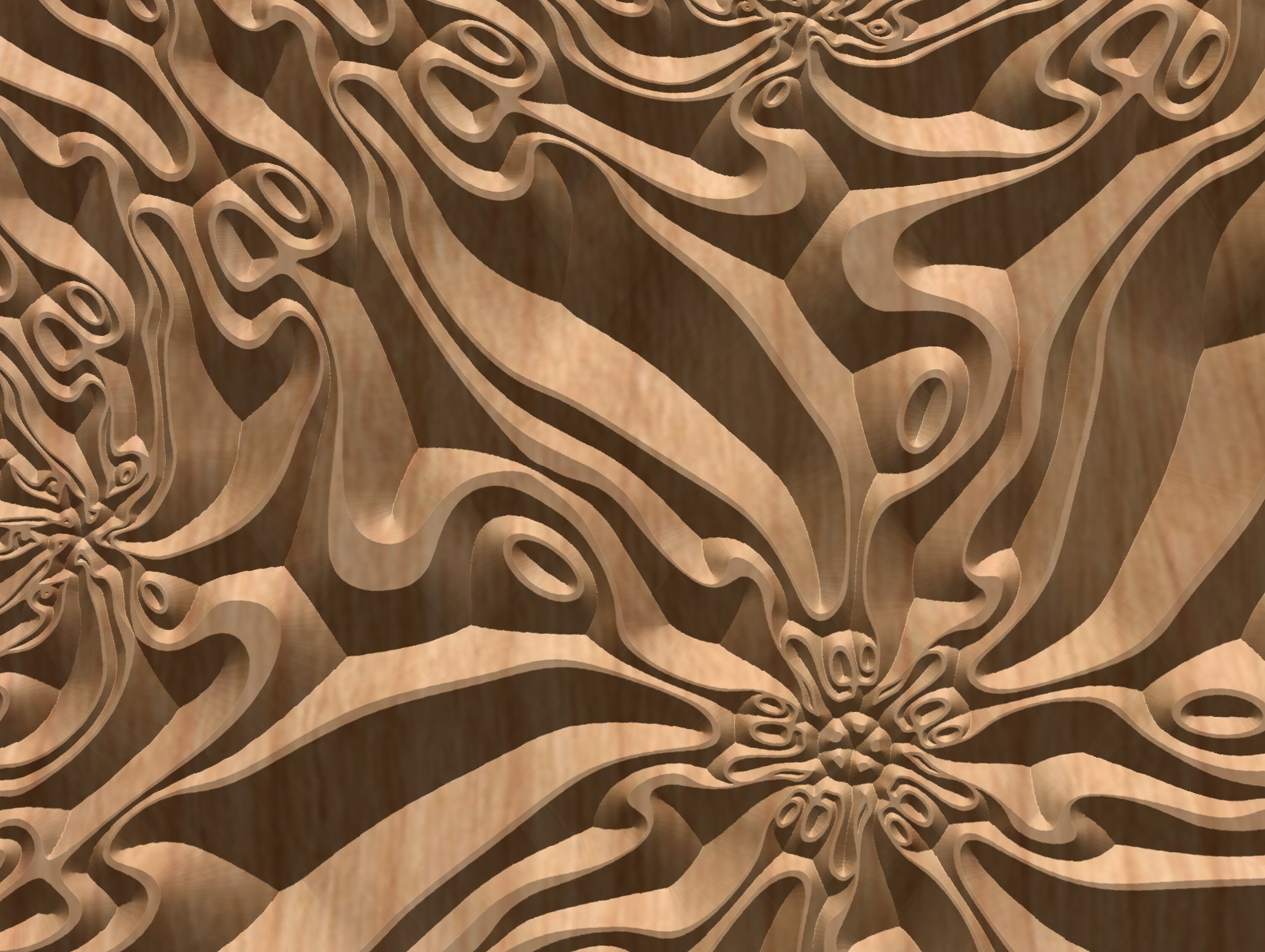 TMGW18 Wavy Pattern Vector File for V Bit Carving With | Etsy