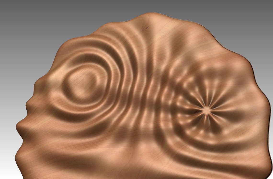 Wavy Surface Sculpture CNC 3D Model SG3667 - Etsy