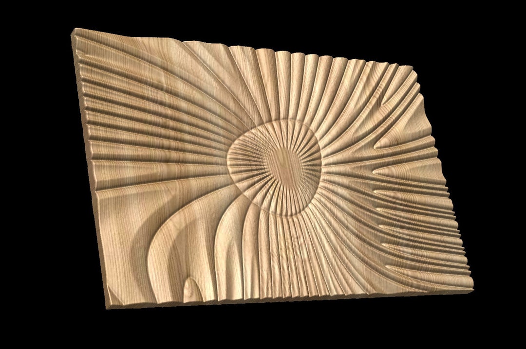 SBARTDEZ179 Wavy Pattern 3D Model for CNC Machining With Software ...