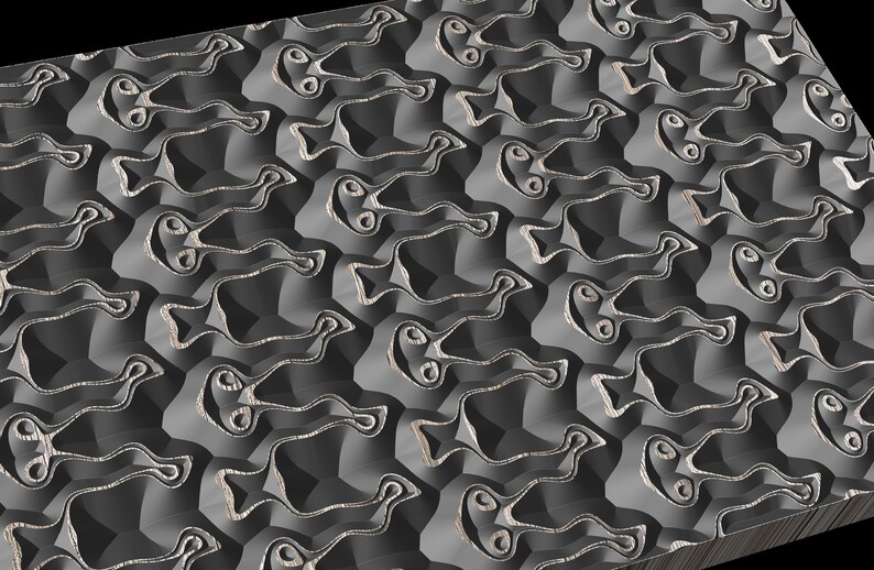 Jungle131-s7 Wavy Pattern Vector File for V Bit Carving With - Etsy