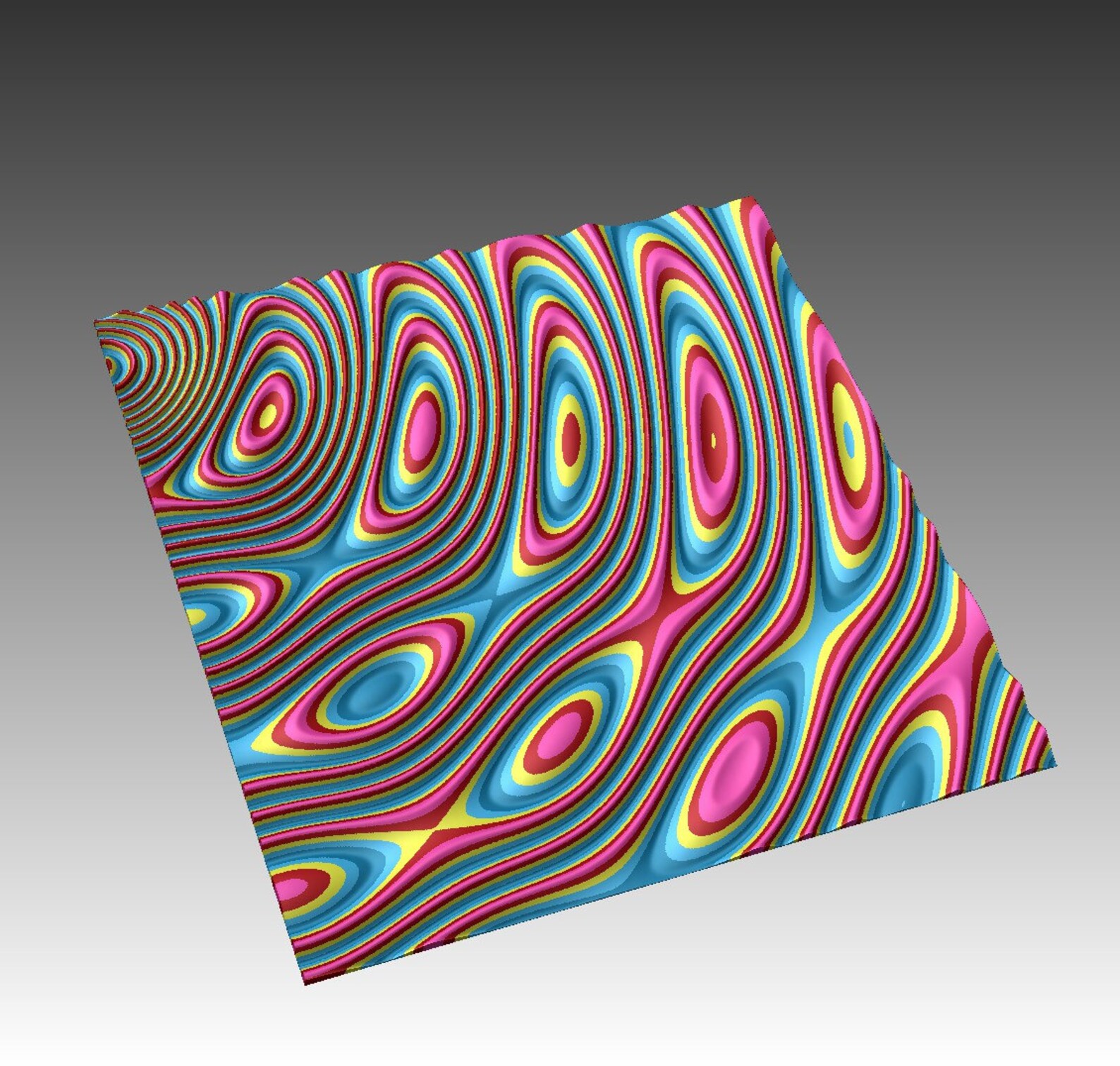 QC40 Big Waves 3D Relief Sculpture Model for CNC Machining - Etsy