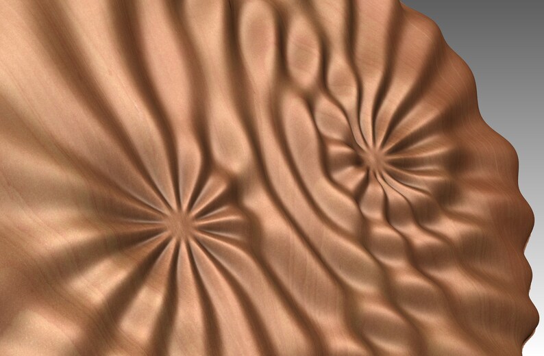 Wavy Surface Sculpture CNC 3D Model SG3501 - Etsy