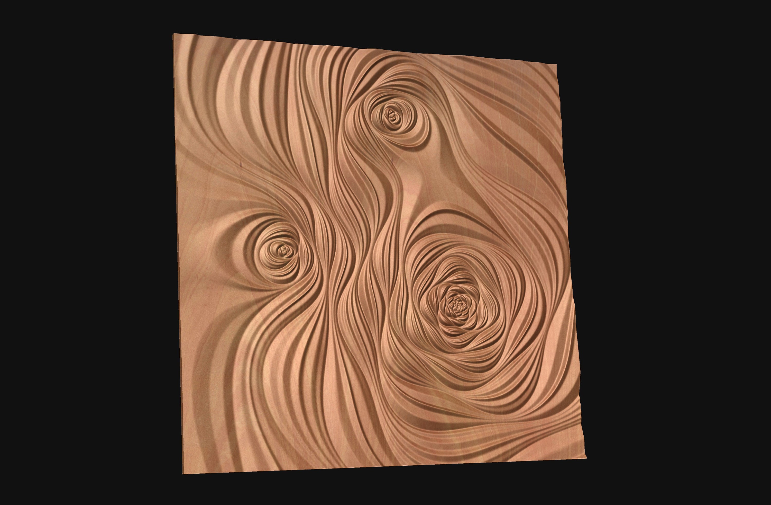Decorative Abstract 3D Relief Sculpture Model FFF 18.56.41 for CNC ...