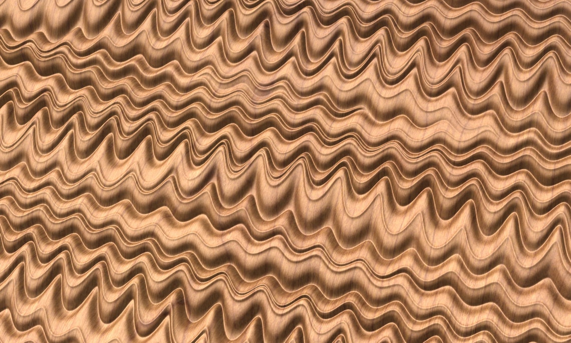 Ttwave1 Wavy Pattern 3D Model for CNC Machining With Software - Etsy