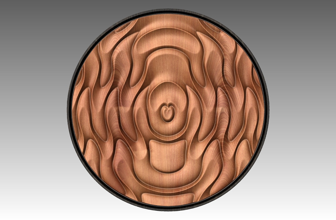Round Wall Art Table Top 3D Relief "cj 132" - Etsy