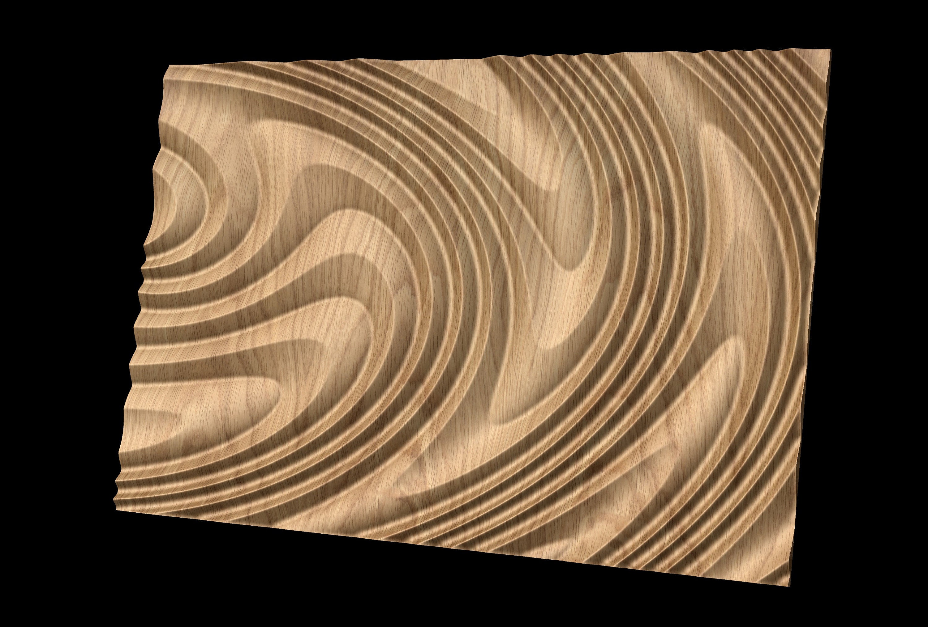 SBART104 Wavy Pattern 3D Model for CNC Machining - Etsy Canada