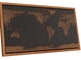 World Map CNC V-carve Vector File for Engraving - Etsy Canada