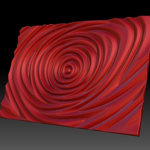 SBARTDEZ191 Wavy Pattern 3D Model for CNC Machining With Software ...