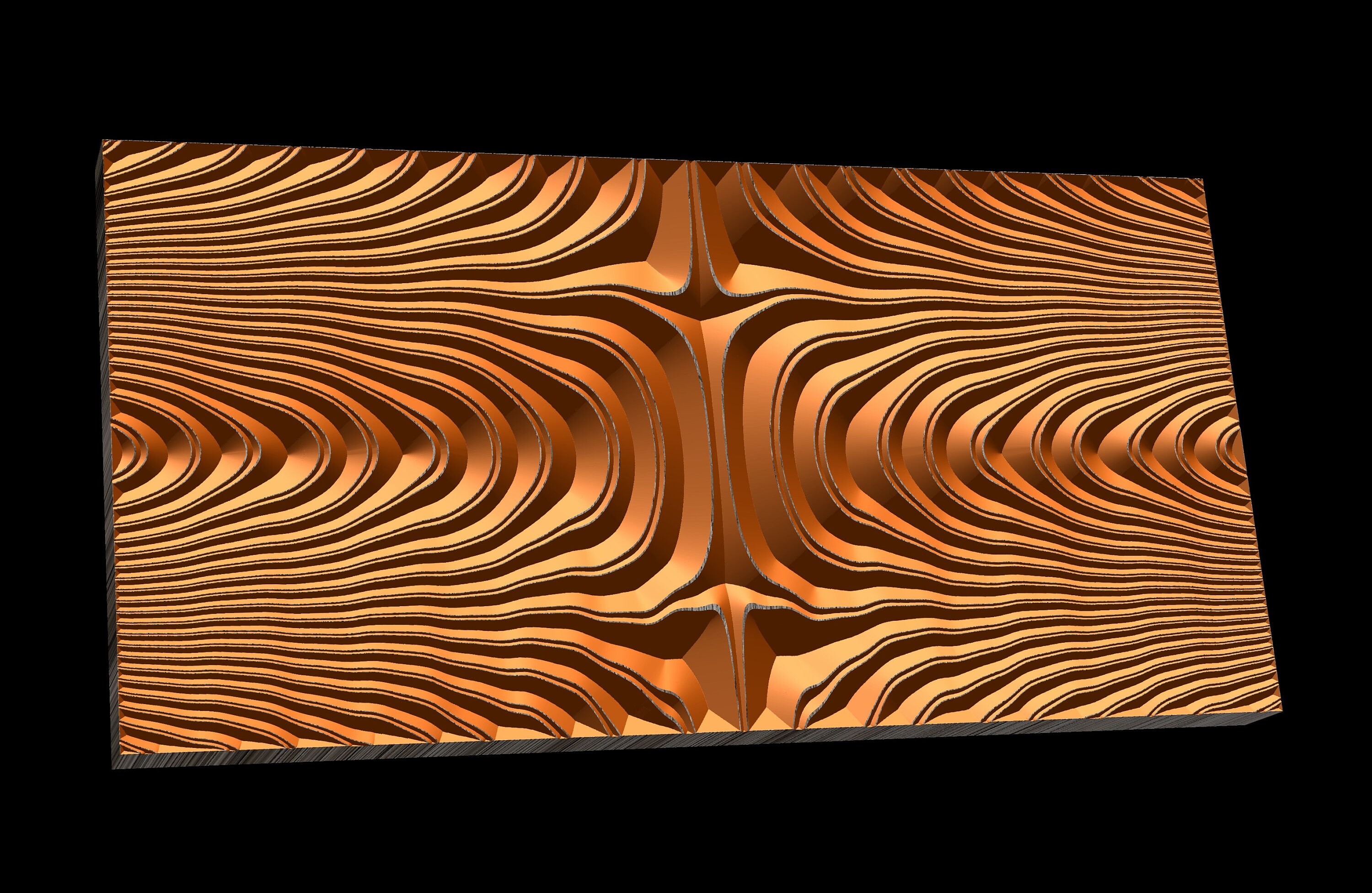 Jungle156s9 Wavy Pattern Vector File for V Bit Carving With | Etsy