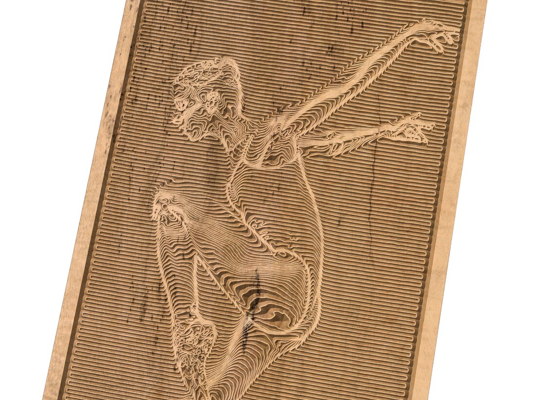 The Vector File for V Bit Carving ballet Dancer - Etsy