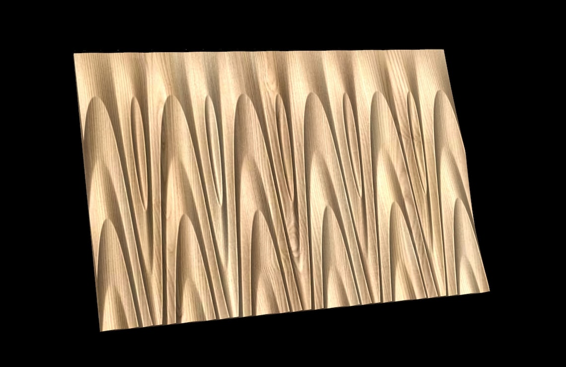 JANII38 Wavy Pattern 3D Model for CNC Machining With Software - Etsy