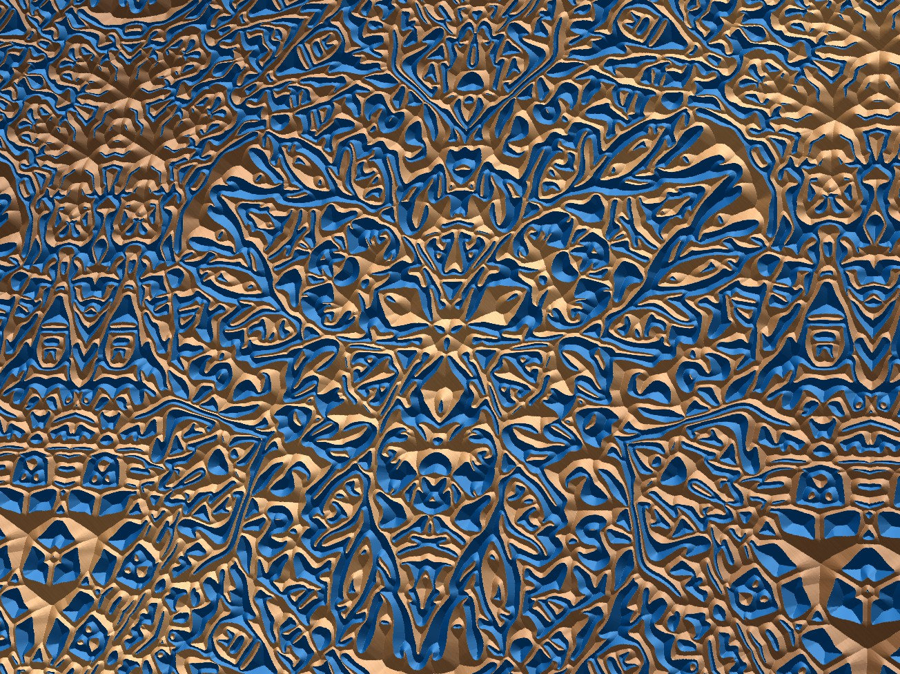 FLR7 Seamless Orient Pattern for V Carving | Etsy