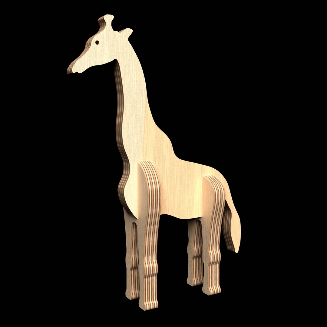 Giraffe CNC Cutting File - Etsy