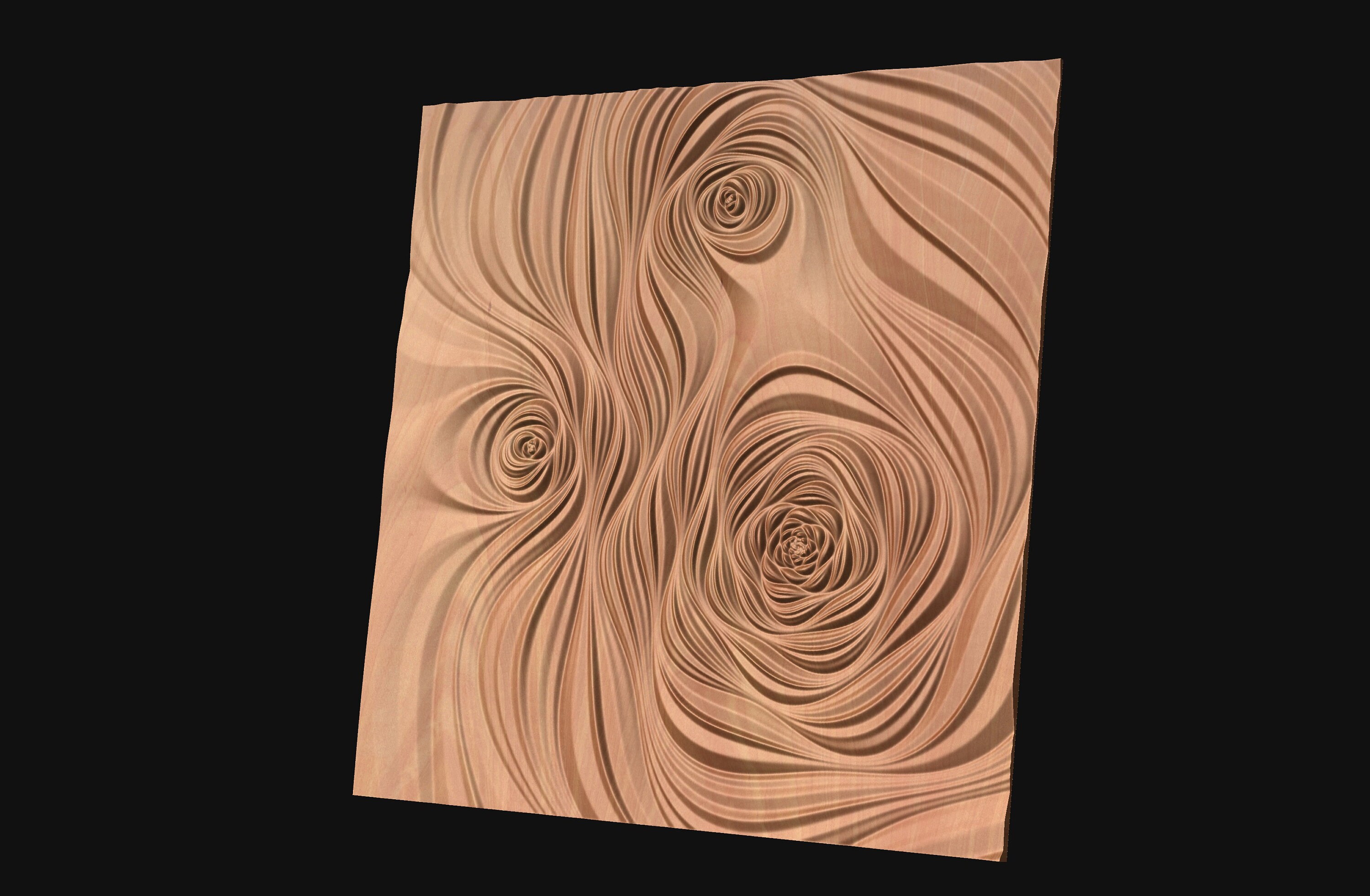 Decorative Abstract 3D Relief Sculpture Model FFF 18.56.41 for CNC ...