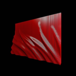 Parametric "wave Wall 2" CNC Cutting File - Etsy