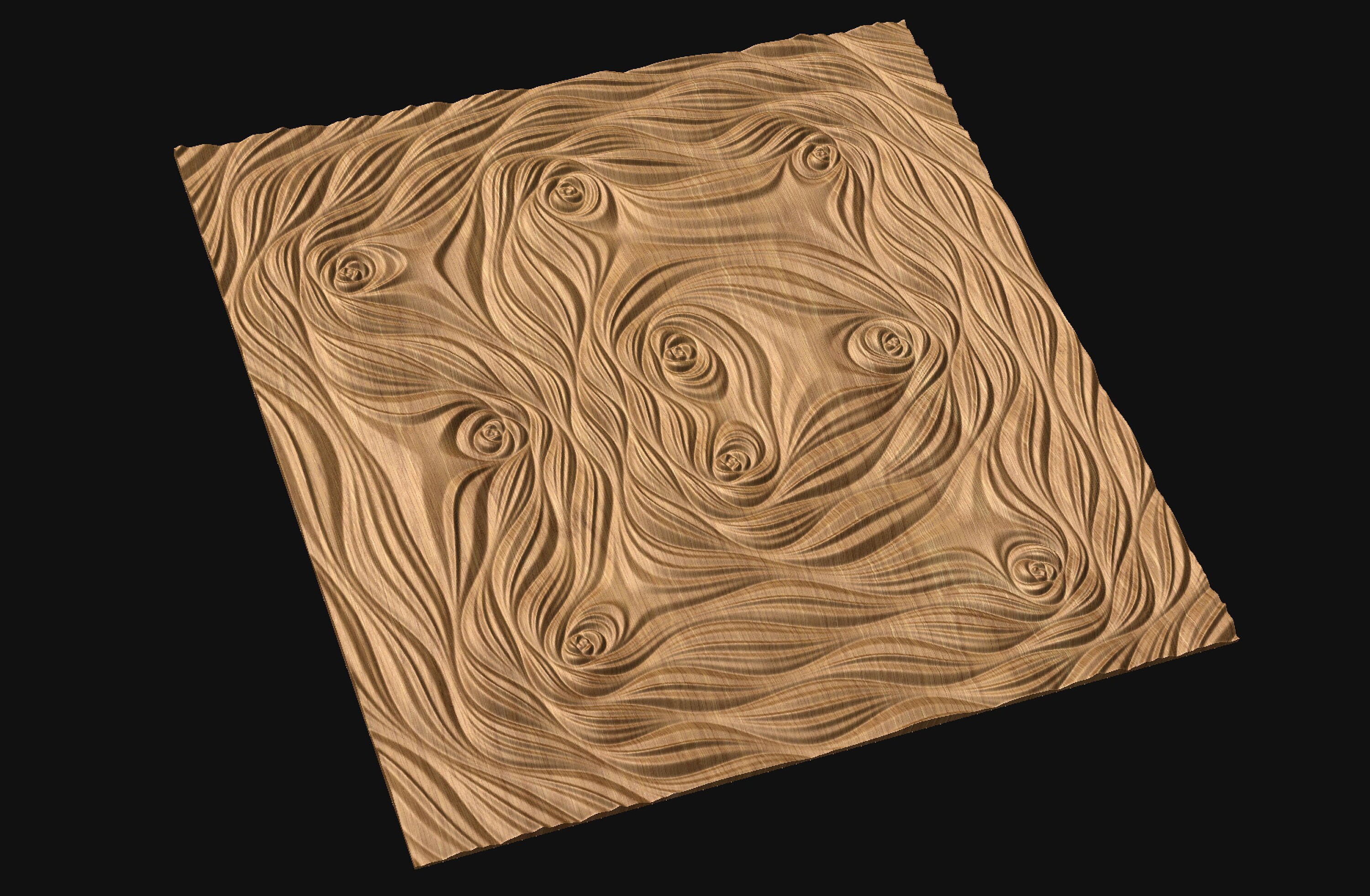 Decorative Abstract 3D Relief Sculpture Model FFF 18.56.41 for | Etsy