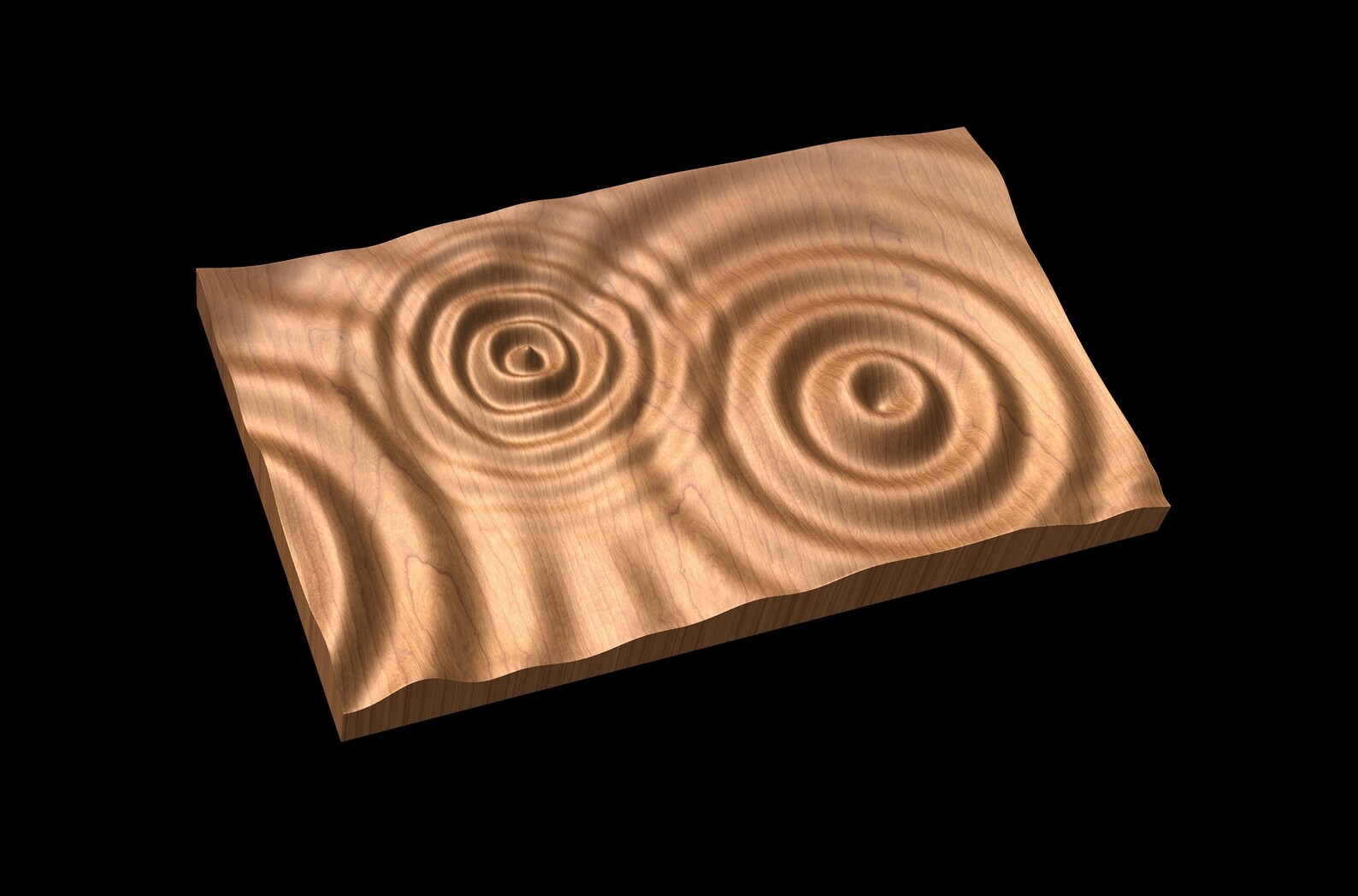 3D Model Wavewall50 CNC Cutting File | Etsy