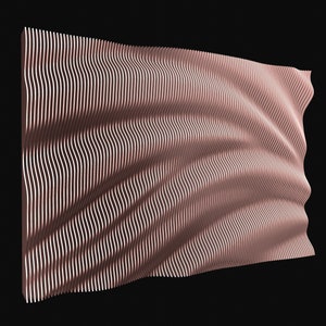 Parametric "wave Wall 3" CNC Cutting File - Etsy