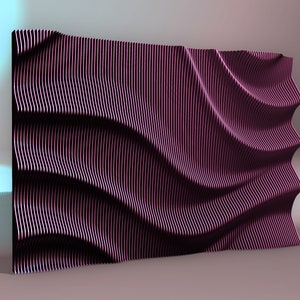 Parametric "wave Wall 8" CNC Cutting File - Etsy