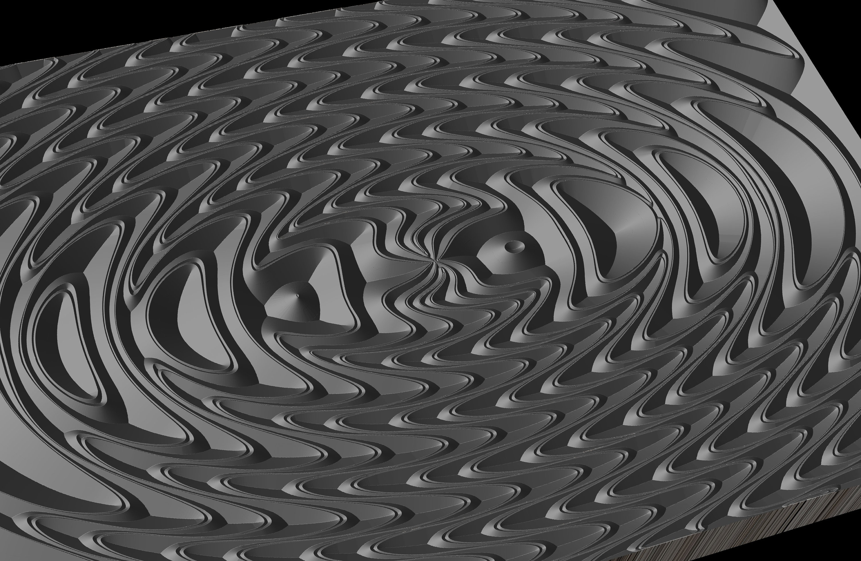 Jungle137-s9 Wavy Pattern Vector File for V Bit Carving With | Etsy