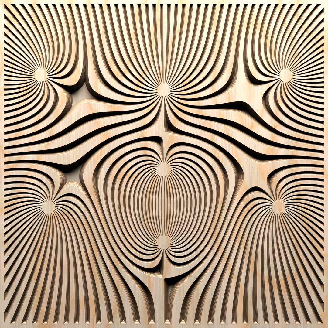 FLD19-04 Vector File for V-carving - Etsy