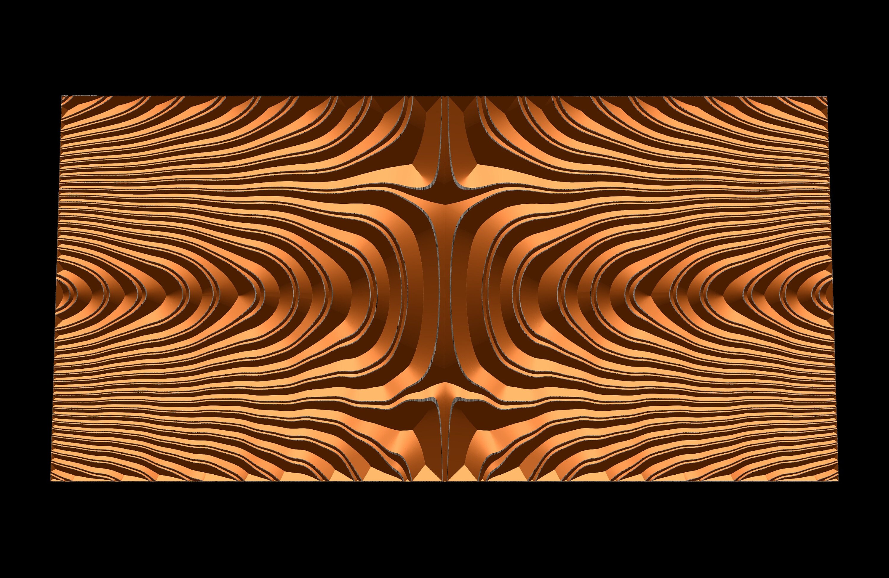 Jungle156s9 Wavy Pattern Vector File for V Bit Carving With | Etsy