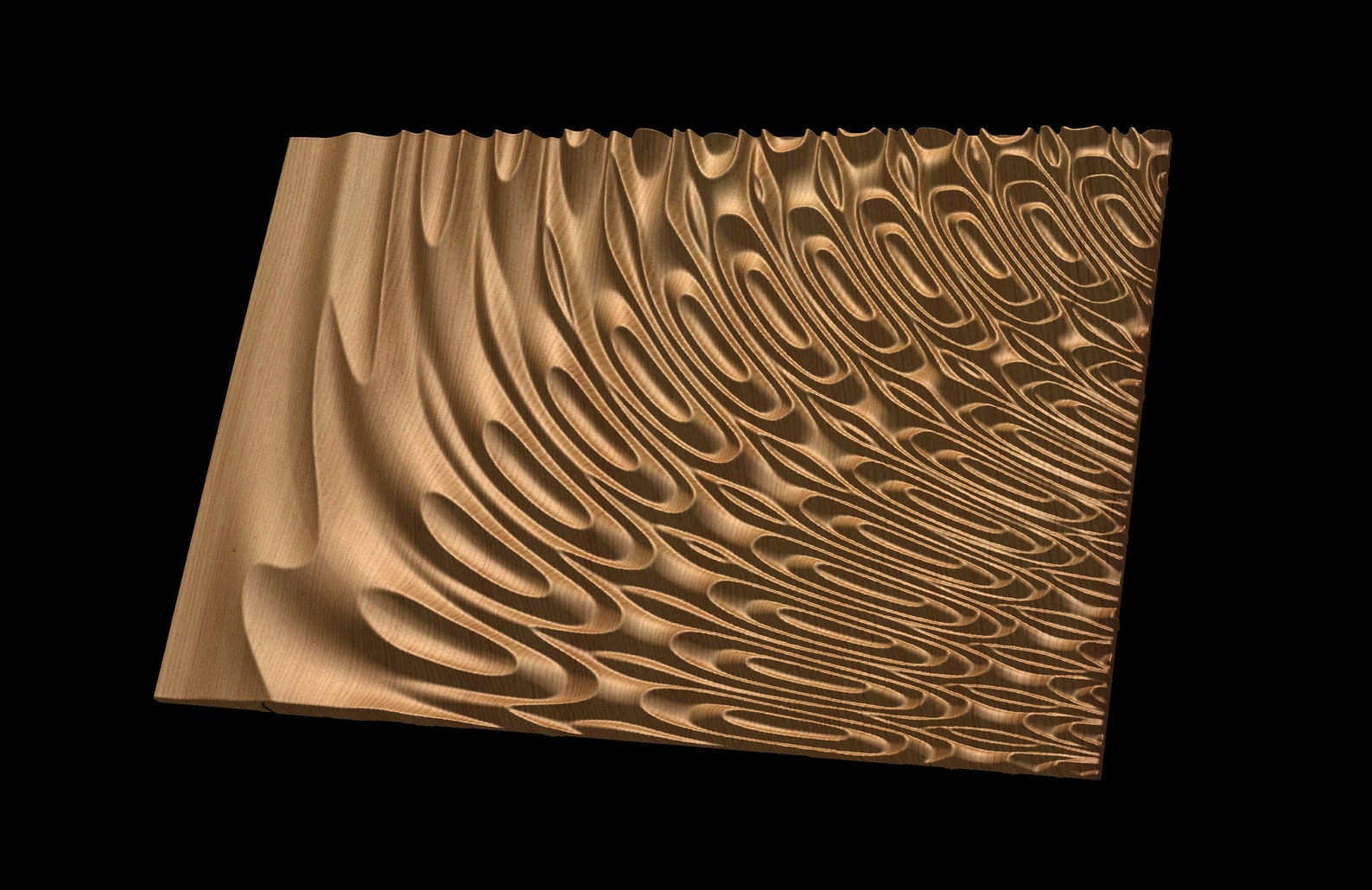 JANII42 Wavy Pattern 3D Model for CNC Machining With Software | Etsy