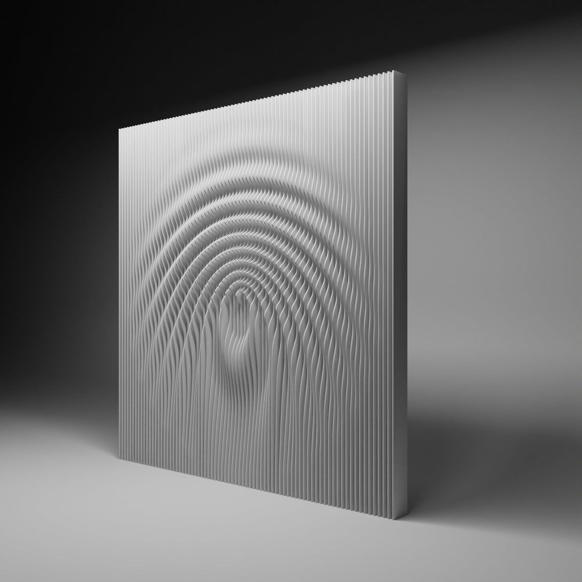 Parametric Art Wall Sculpture CNC Cutting File | Etsy