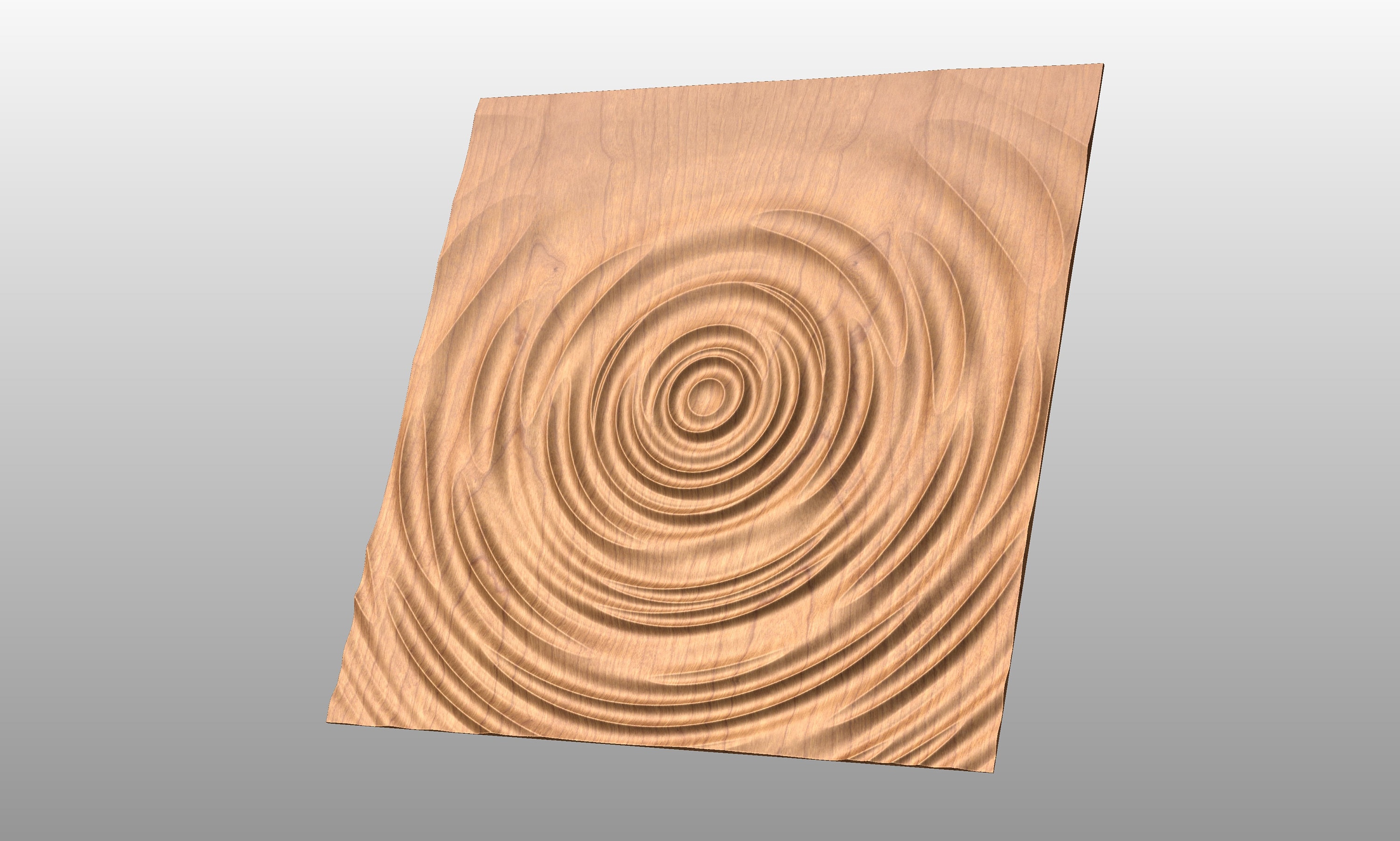 TTWave4 Wavy pattern 3D model for CNC machining with software | Etsy